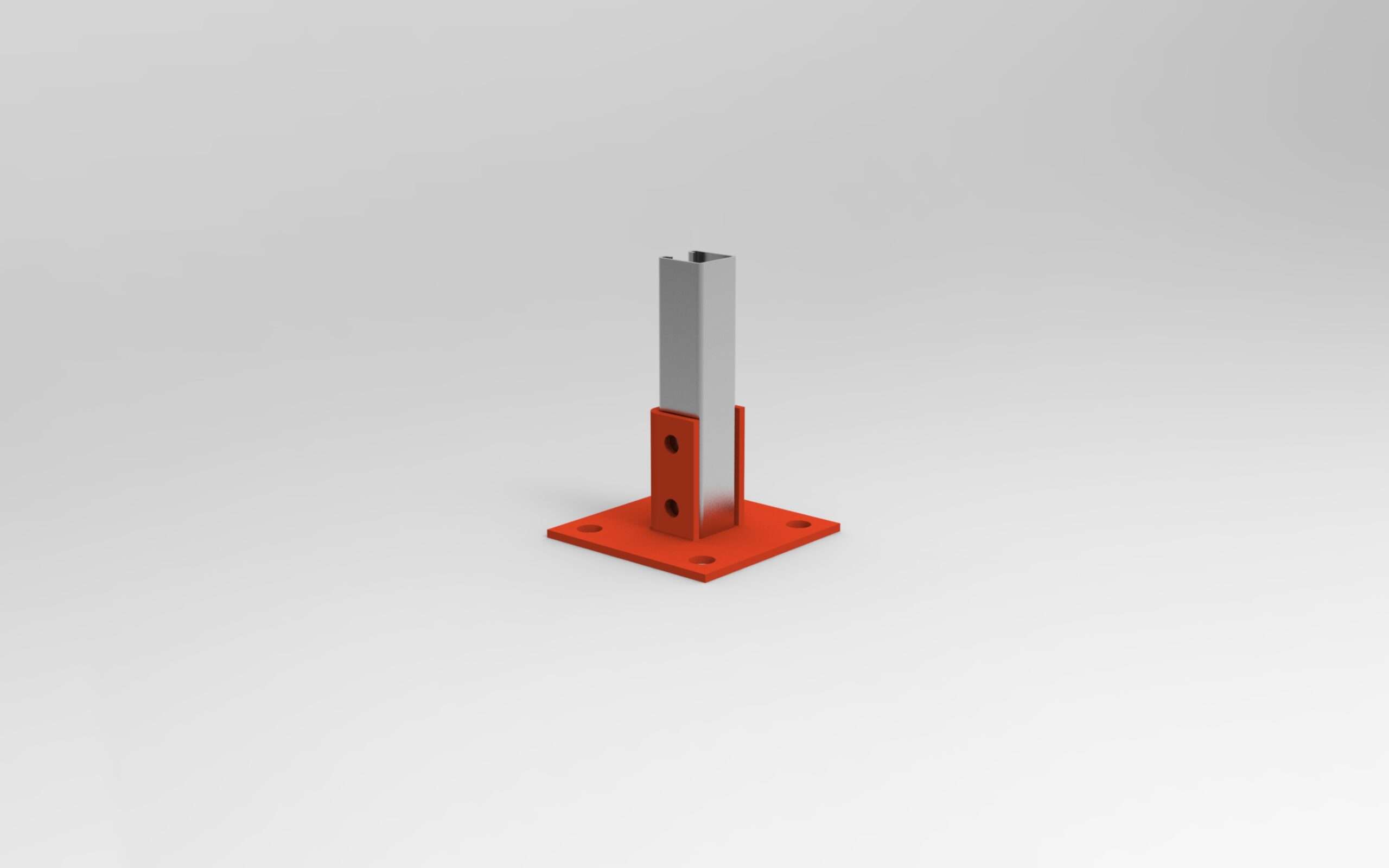 SINGLE CHANNEL POST BASE - RS Fasteners UK