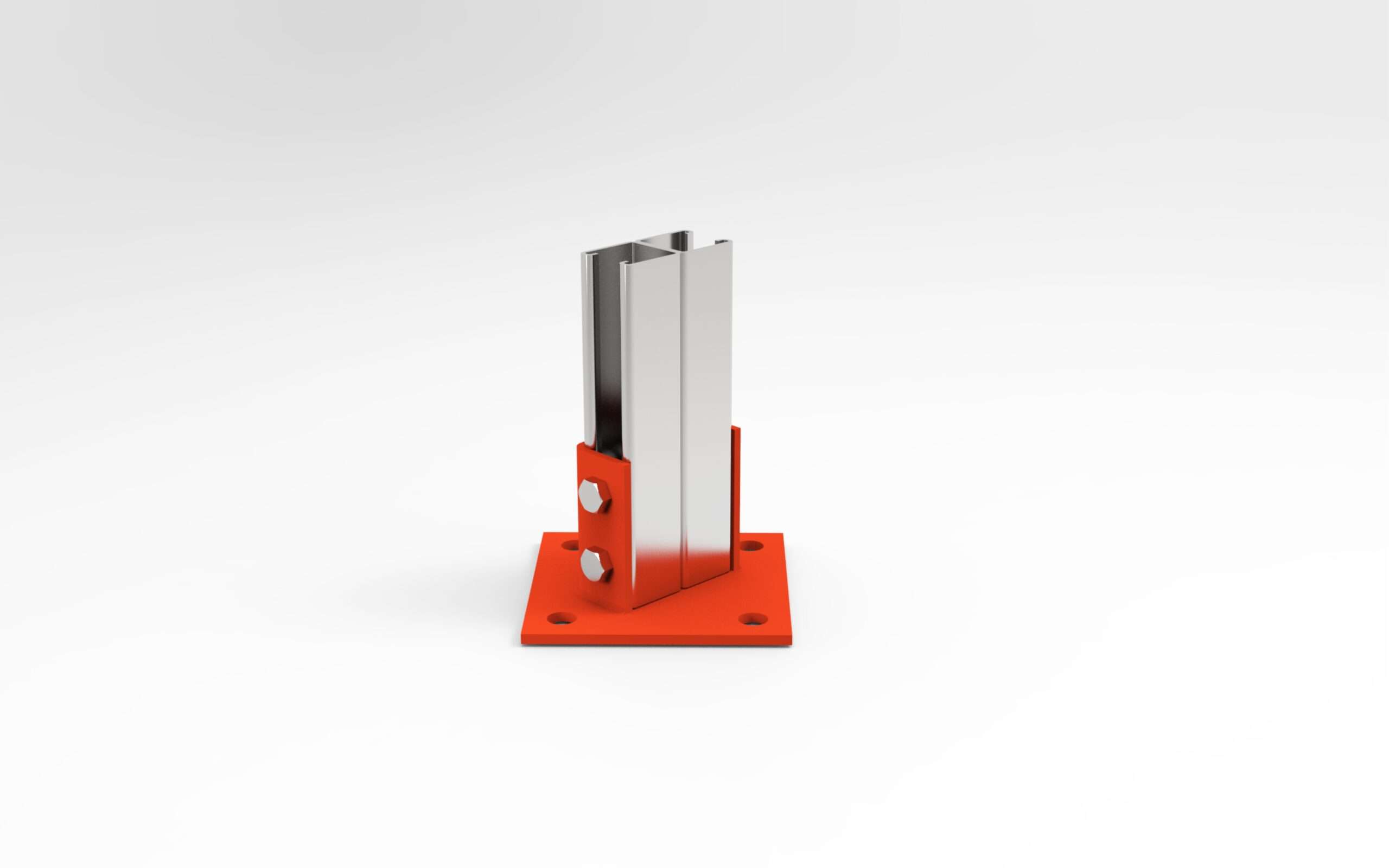 DOUBLE CHANNEL POST BASE - RS Fasteners UK